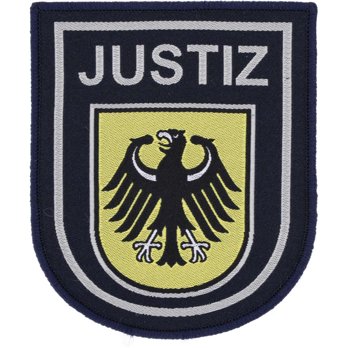 Gewebtes Abzeichen mit Klett JUSTIZ Bundesgerichtshof BGH | Gewebte ...