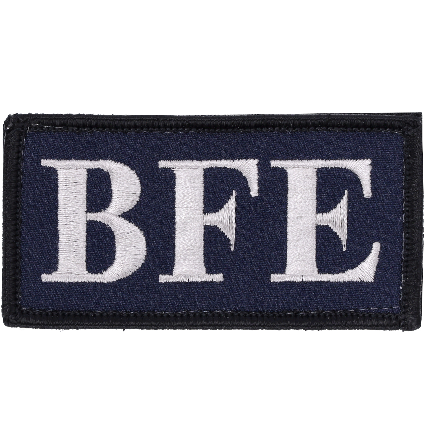 Gesticktes Abzeichen mit Klett BFE silber | Gestickte Abzeichen ...